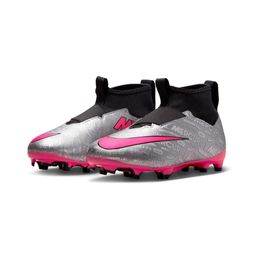 Nike Fu&szlig;ballschuh 'Zoom Mercurial Vapor 15 Academy XXV' Jungen Gr&ouml;&szlig;e 32 pink / schwarz / silber