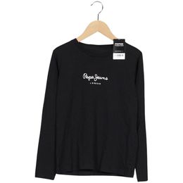 Pepe Jeans Langarmshirt Damen Gr&ouml;&szlig;e S Second Hand schwarz
