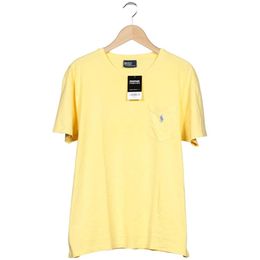 Polo Ralph Lauren T-Shirt Herren Größe XL Second Hand gelb