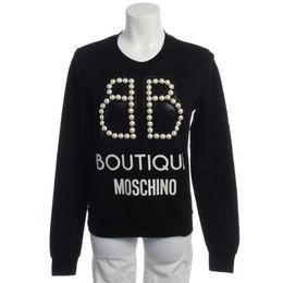 Moschino Sweatshirt / Sweatjacke Damen Größe S Second Hand schwarz