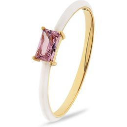 Christ Ring Damen Größe 58 gold / pink
