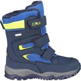 CMP Snowboots Jungen Gr&ouml;&szlig;e 35 blau / gelb