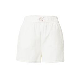 Calvin Klein Jeans Shorts 'Seersucker' Damen Größe 44 weiß