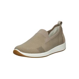 Slipper Ara "Ara Slipper Textil", Damen, Gr. 42,5, beige (sand), Textil, Schuhe Slipper