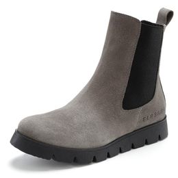 ELBSAND Chelsea Boots Damen Größe 40 grau / schwarz Winterschuhe