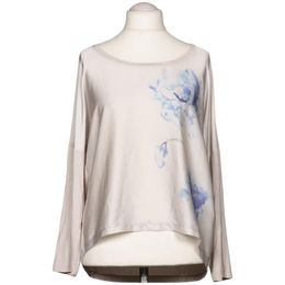 Cartoon Bluse Damen Gr&ouml;&szlig;e L Second Hand beige