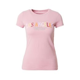 A&eacute;ropostale Shirt 'LOS ANGELES CALIFORNIA' Damen Gr&ouml;&szlig;e M gelb / mauve / orange / rosa / dunkelrot