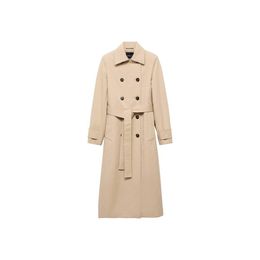 Mango Mantel 'Eiffel' Damen Größe XXL beige