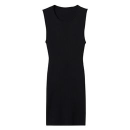 Mango Knitted dress female Black size L