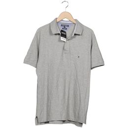 Tommy Hilfiger Poloshirt Herren Größe L Second Hand grau