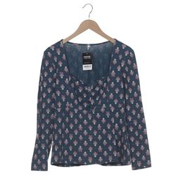 Blutsgeschwister Langarmshirt Damen Gr&ouml;&szlig;e XL Second Hand blau