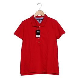 Tommy Hilfiger Poloshirt Damen Größe L Second Hand rot
