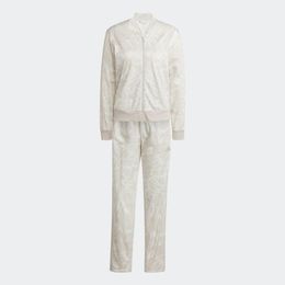 adidas Sportswear Trainingsanzug 'Essentials' Damen Gr&ouml;&szlig;e M ecru / naturwei&szlig;