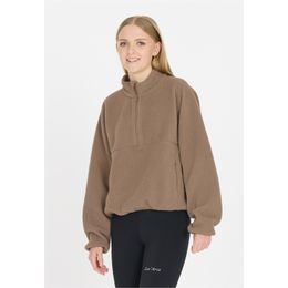 Kapuzensweatshirt LES'ARCS "Kathleen", Jungen, Gr. 140, grün, 100% Polyester, unifarben, normal, hoch geschlossener Ausschnitt, Sweatshirts, Aus atmungsaktivem und weichem Material