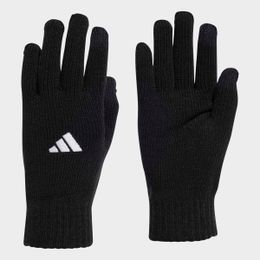 Trainingshandschuhe adidas Performance "TIRO L GLOVES", Damen, Gr. S, schwarz-wei&szlig; (schwarz, wei&szlig;), Obermaterial: 97% Polyacryl, 2% Polyester, 1% Elasthan, Handschuhe