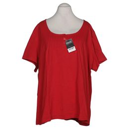 sheego T-Shirt Damen Gr&ouml;&szlig;e 8XL Second Hand rot