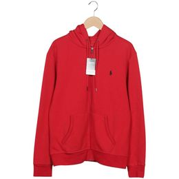 Polo Ralph Lauren Kapuzenpullover Herren Größe L Second Hand rot