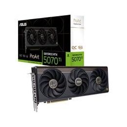 ASUS GeForce RTX 5070 Ti ProArt OC Edition, Grafikkarte DLSS 4, 2x DisplayPort, 1x HDMI 2.1, 1x USB-C