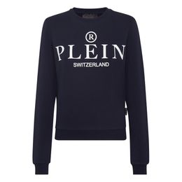 Philipp Plein Sweatshirt 'Iconic' Damen Gr&ouml;&szlig;e S navy / wei&szlig;