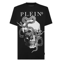 Philipp Plein T-Shirt 'Snake' Herren Gr&ouml;&szlig;e M schwarz / wei&szlig;