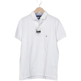 Tommy Hilfiger Poloshirt Herren Größe M Second Hand weiß