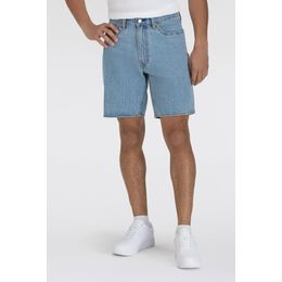 Levi's LEVI'S Herren Jeansshorts "468 LOOSE SHORTS"light indigo, flat finish, Gr. 38, Denim/Jeans, Obermaterial: 100% Baumwolle, Jeans, Sommerhose