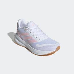Kinder Laufschuh "RUNFALCON 5", adidas Sportswear, Gr. 37cloud wei&szlig;, clear pink, core schwarz, Synthetik, Textil, Schuhe