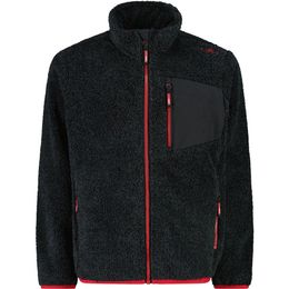 CMP Fleecejacke M&auml;dchen Gr&ouml;&szlig;e 152 rot / schwarz