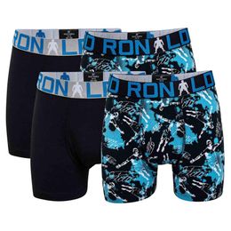 CR7 Cristiano Ronaldo Cr7 - Cristiano Ronaldo Boxershorts Jungen Gr&ouml;&szlig;e 158/164 aqua / hellgrau / schwarz / wei&szlig;