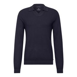 Street One MEN Struktur-Poloshirt Herren Größe XL dunkelblau