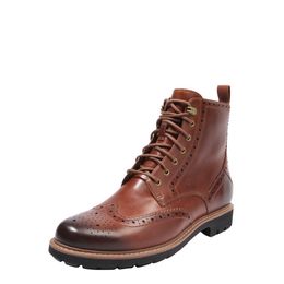 Clarks Schn&uuml;rboots 'Batcombe Lord' Herren Gr&ouml;&szlig;e 41 karamell / dunkelbraun