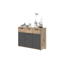 M&ouml;bel Kraft Kommode grau Ma&szlig;e (cm): B: 120 H: 87 T: 40.0 &raquo; M&ouml;bel Kraft
