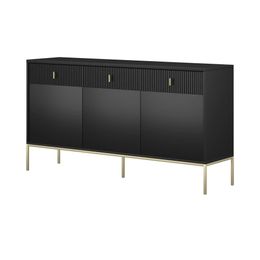 M&ouml;bel Kraft Sideboard schwarz Ma&szlig;e (cm): B: 154 H: 83 T: 39.0 &raquo; M&ouml;bel Kraft