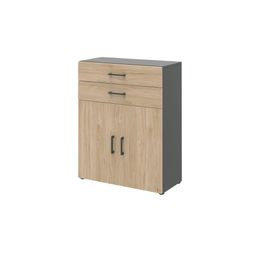 Möbel Kraft Aktenschrank holzfarben Maße (cm): B: 80 H: 107,2 T: 33.5 » Möbel Kraft
