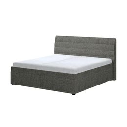 M&ouml;bel Kraft Boxspringbett - grau - Materialmix - 202 cm - 116 cm - M&ouml;bel Kraft