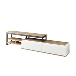 M&ouml;bel Kraft Lowboard Light Line 2 Neo wei&szlig; Ma&szlig;e (cm): B: 180 H: 39 T: 50.0 &raquo; M&ouml;bel Kraft