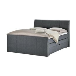 M&ouml;bel Kraft Boxspringbett mit Bettkasten und Topper grau Ma&szlig;e (cm): B: 188 H: 124 &raquo; M&ouml;bel Kraft