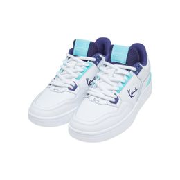 Karl Kani Damen Trainingsschuh "Karl Kani Herren KKFWM000368 Karl Kani 89 LXRY", Gr. 42aqua, wei&szlig;, Leder, Schuhe