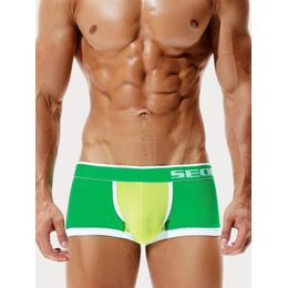 Seobean Boxer shorts 'Nylon Trunk' male Green size XXL