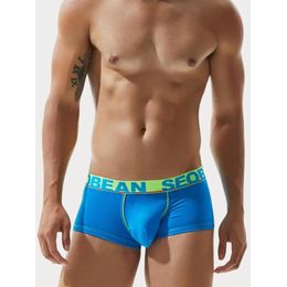 SEOBEAN Boxershorts 'Solid' Herren Größe L hellblau