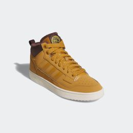 Winterboots adidas Sportswear "RAPID COURT MID WINTERIZED", Damen, Gr. 45, braun (supplier colour, shadow braun, sanftes wei&szlig;), Synthetik, Schuhe Winterboots, Sneaker, Schn&uuml;rboots, Winterschuhe