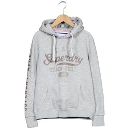 Superdry Kapuzenpullover Damen Größe L Second Hand grau