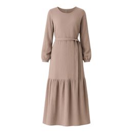 WENOR Sommerkleid 'FERAY' Damen Gr&ouml;&szlig;e 36/38 cappuccino Winterkleid