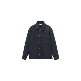 MANGO TEEN Between-Season Jacket 'Sobre' male Blue size XS