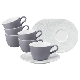 Seltmann Weiden Kaffeetassen mit Untertassen Life Fashion 240 ml 6er Set