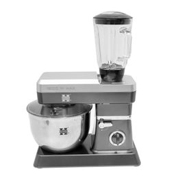 Standmixer, Küchenmaschine 1200 W, 6,5 Liter - Silber