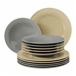 Seltmann Weiden Tafelservice Beat Color Glaze 12er Set