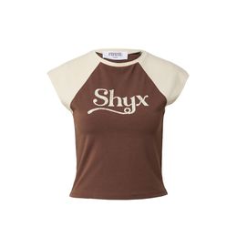 SHYX T-Shirt 'Bessy' Damen Gr&ouml;&szlig;e XXL beige / braun