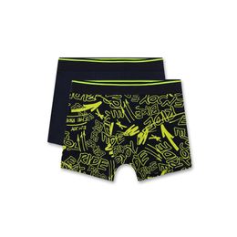 Sanetta Boxershorts Jungen Gr&ouml;&szlig;e 164 nachtblau / neongelb