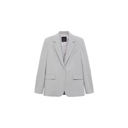 Mango Blazer 'Bowery' Damen Gr&ouml;&szlig;e 44/46 blau / grau